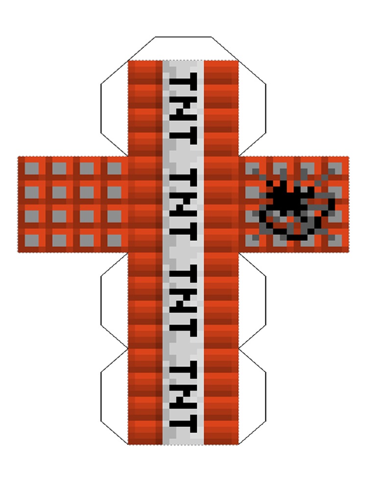 Imprimir Minecraft TNT | PDF