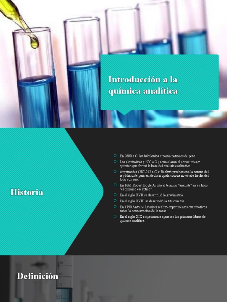 Introducción a la Química Analítica | PDF | Análisis | Química analítica