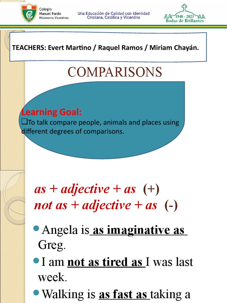 Making Comparisons | PDF