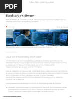 Cuadro Comparativo Software y Hardware | PDF | Hardware de la computadora | Software