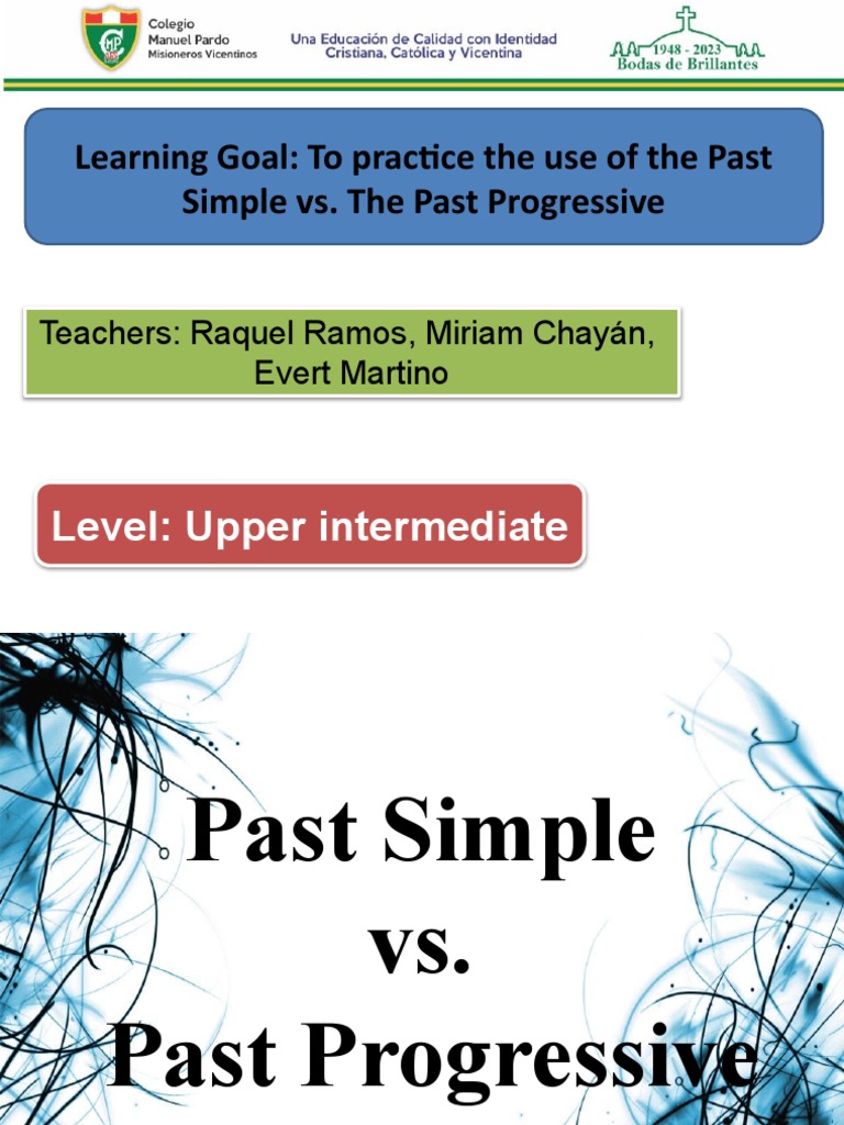Past Simple VS Past Progressive Explanation | PDF