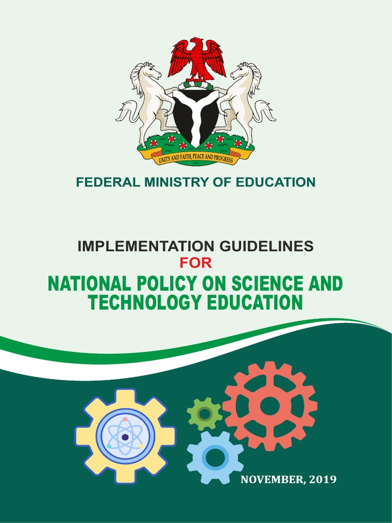 Implementation Guidelines For National Policy On Science and Technology Education | Download ...