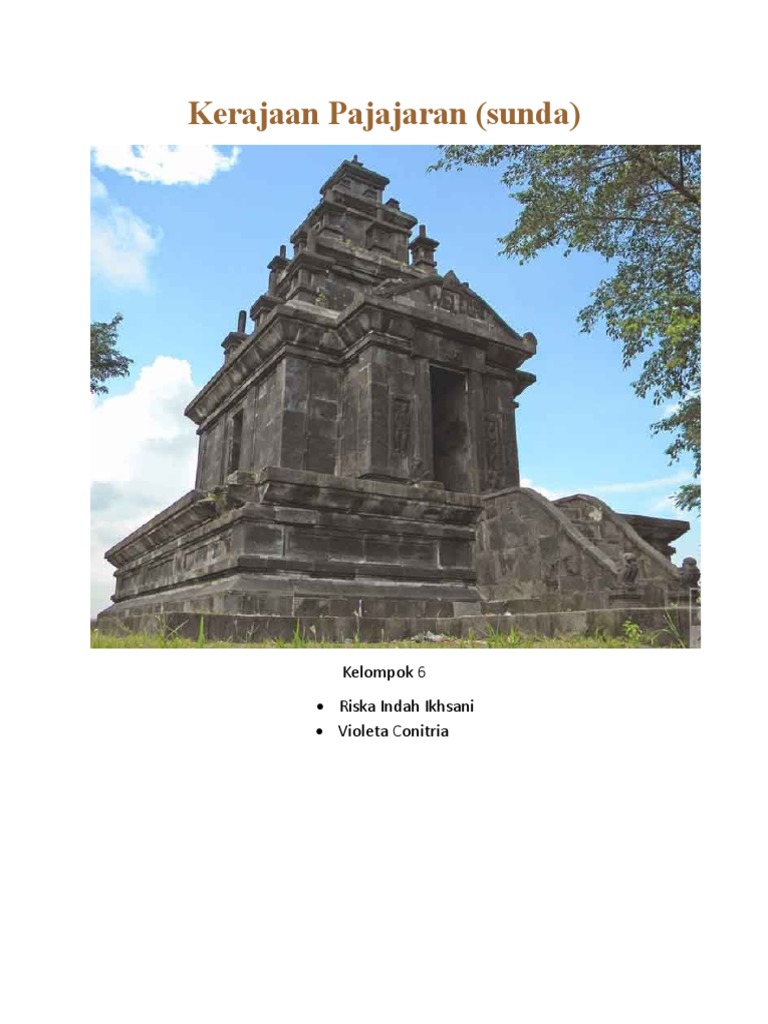 Sejarah dan Letak Kerajaan Pajajaran | PDF | Sejarah