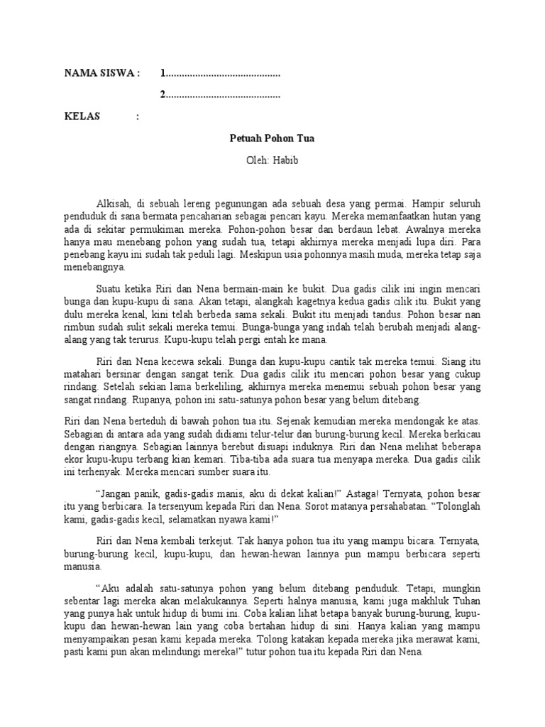 Tugas Bindo Kelas 5 | PDF