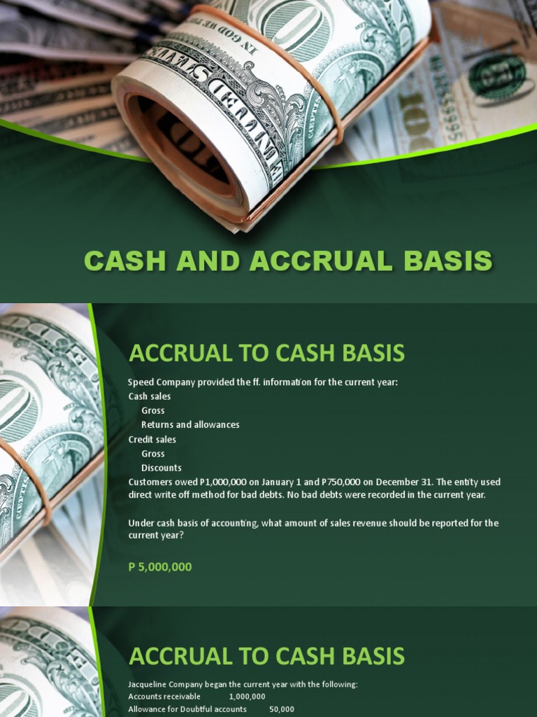IA3 Cash Basis VALIX | PDF | Bad Debt | Revenue