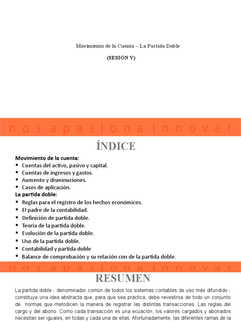 Fundamentos de la Partida Doble | PDF | Contabilidad | Estado de resultados