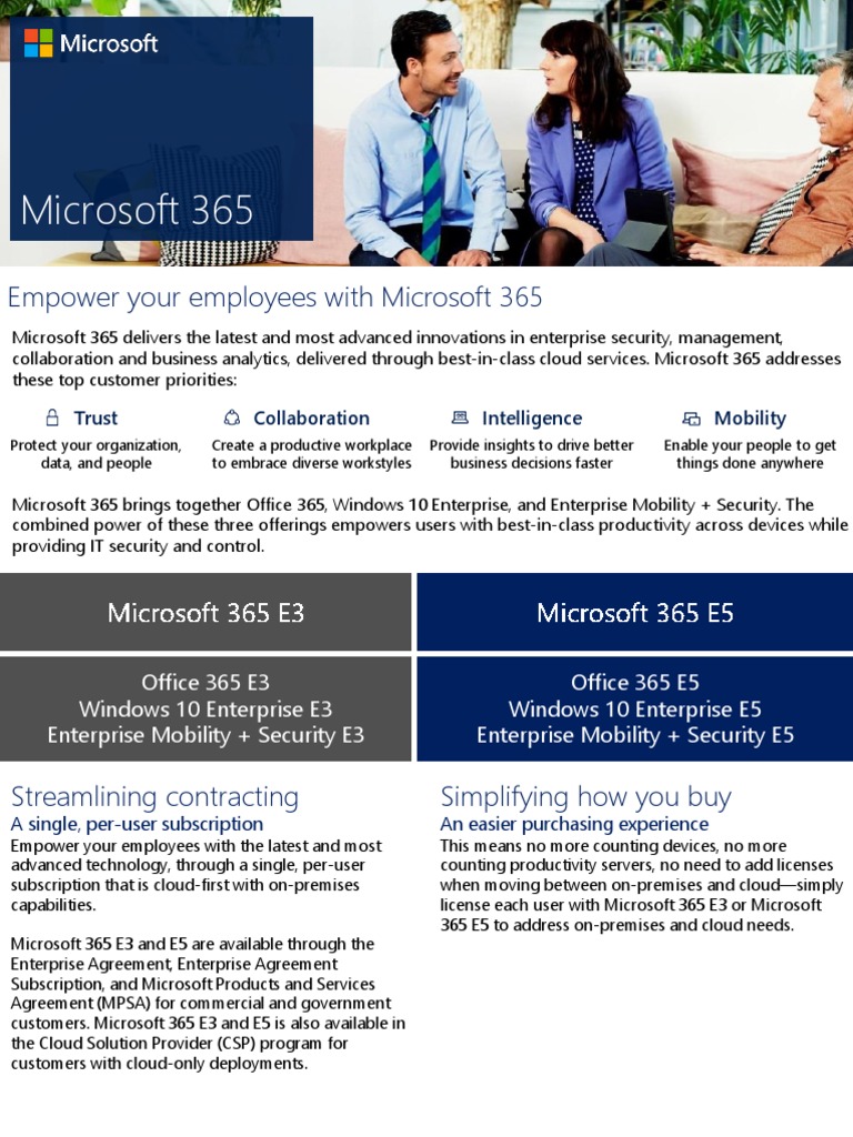 Microsoft 365 at A Glance | PDF | Microsoft | Cloud Computing