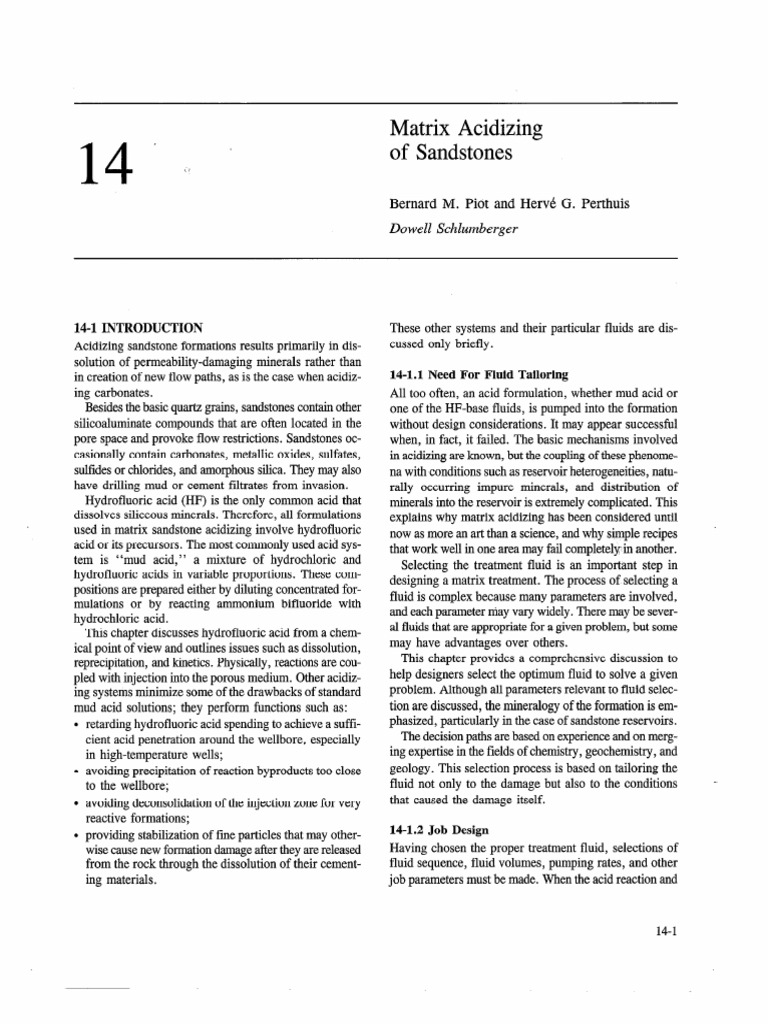 Matrix Acidizing of Sandstone1 | PDF | Porosity | Minerals