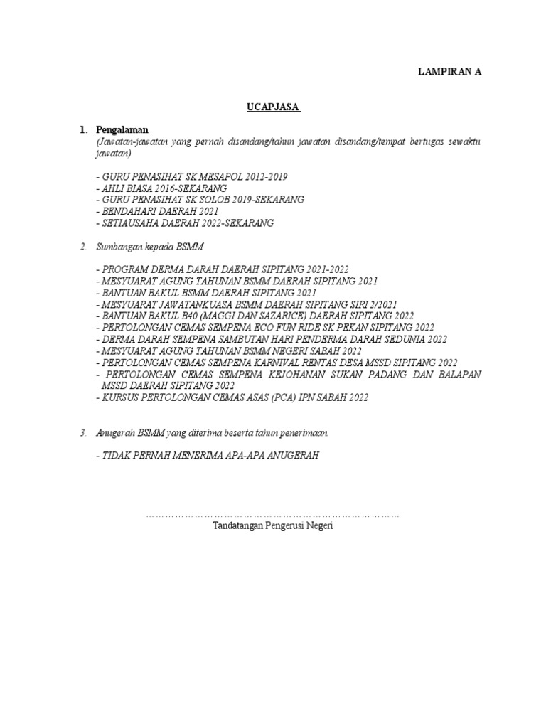 5 Lampiran 'A' (1) | PDF