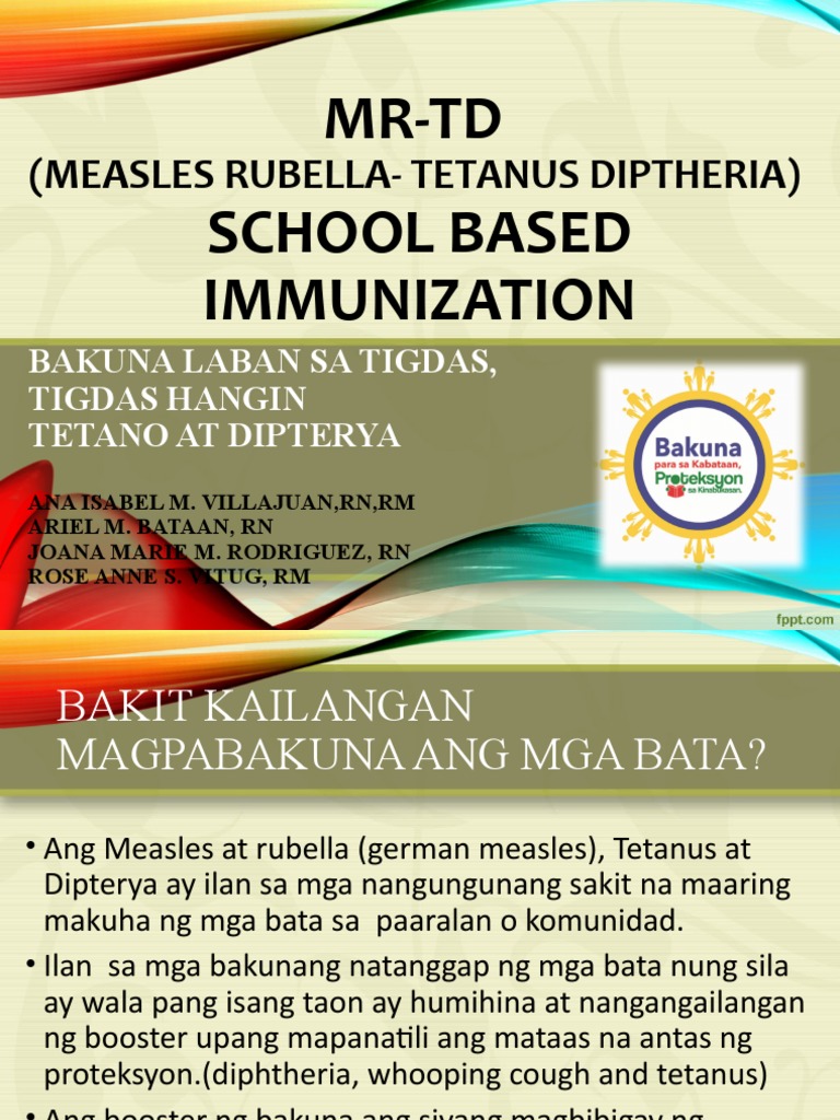 MRTD HPV Dengue Presentation | PDF