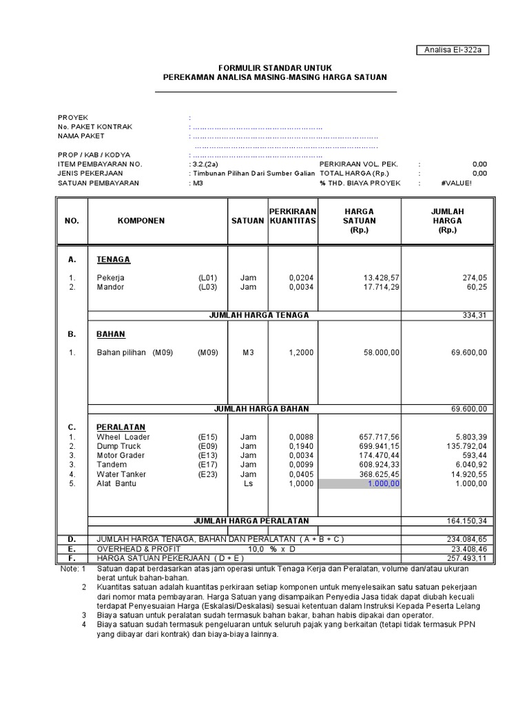 Analisis Timbunan | PDF