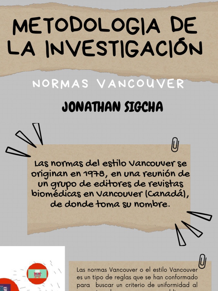 Normas Vancouver | PDF | Esfera pública | Referencia