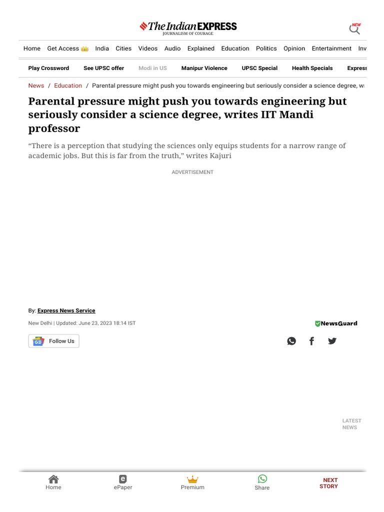 Parental Pressure Might Push You Towards Engineering But Seriously ...