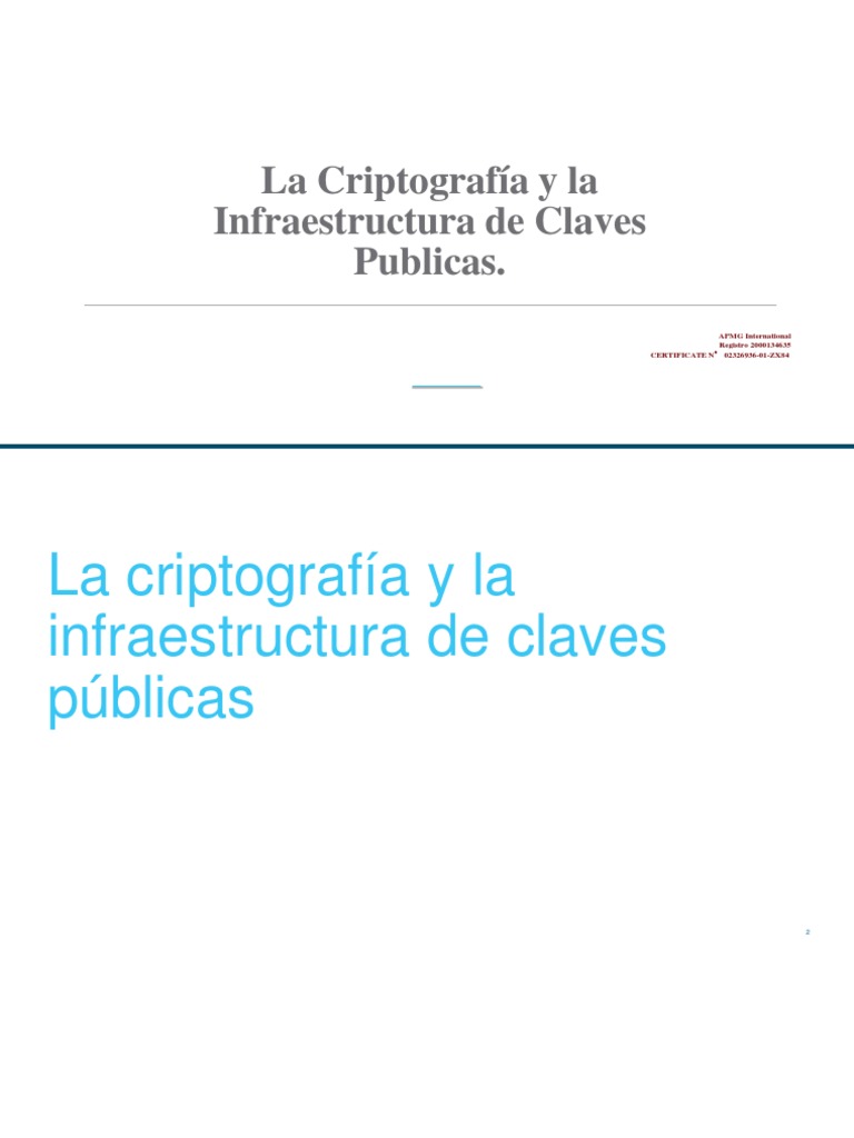 Criptografía y Claves Públicas | PDF | Clave (criptografía) | Criptoanálisis
