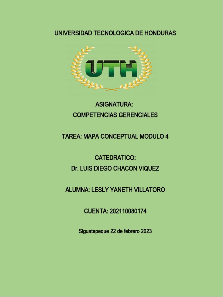 Mapa Mental Modulo 4 | PDF | Comportamiento organizacional | México
