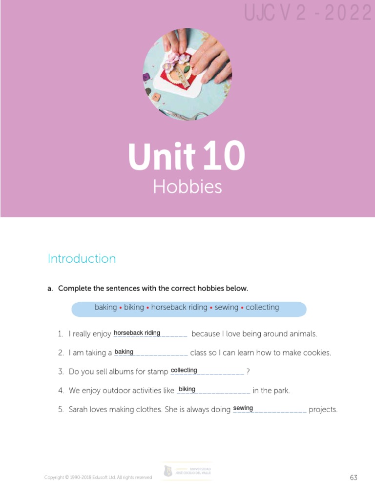 Basic - 2 - Workbook - Unit - 10 Nelson Cornejo | PDF | Noun