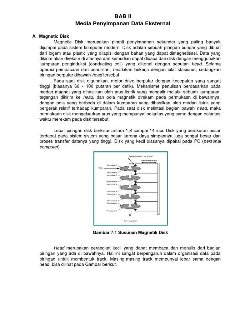 BAB II Media Penyimpanan Data Eksternal | PDF