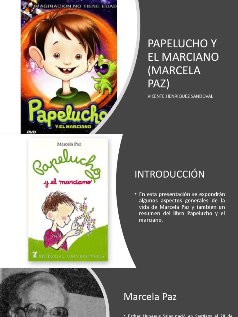 Papelucho y El Marciano (Marcela Paz) | PDF