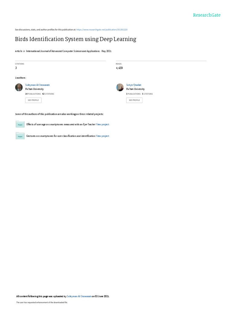 Paper_34-Birds_Identification_System_using_Deep_Learning | PDF ...