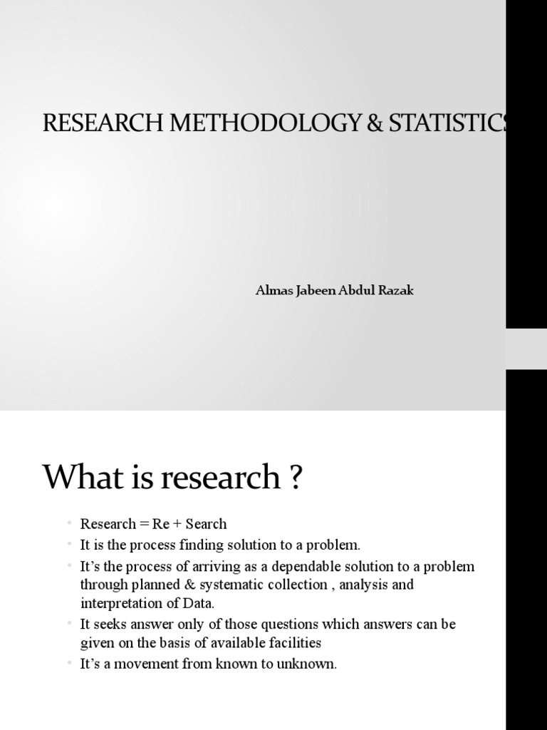 Research Methodology | PDF | Sampling (Statistics) | Dependent And Independent Variables