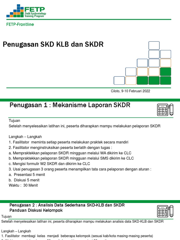 Mi2-Skd KLB Dan SKDR - Penugasan | PDF