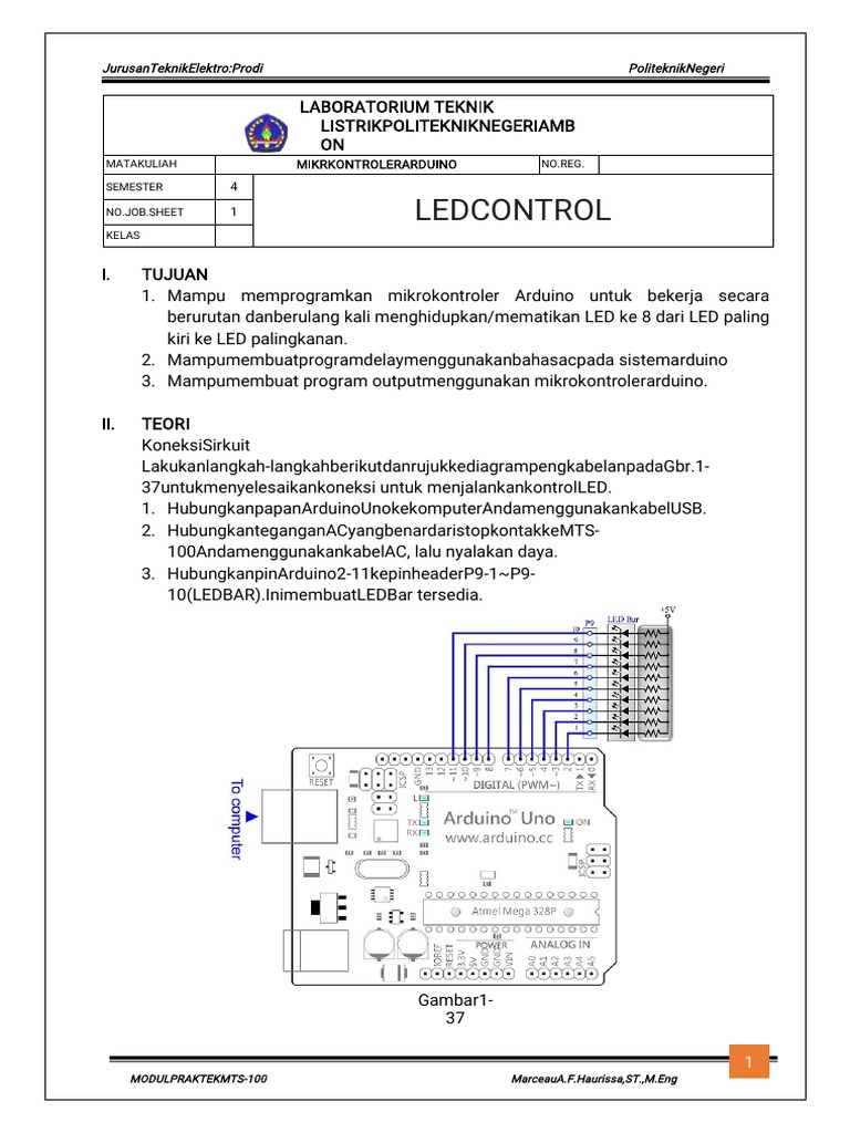 Hasil Laporan Job Arduino 1 | PDF