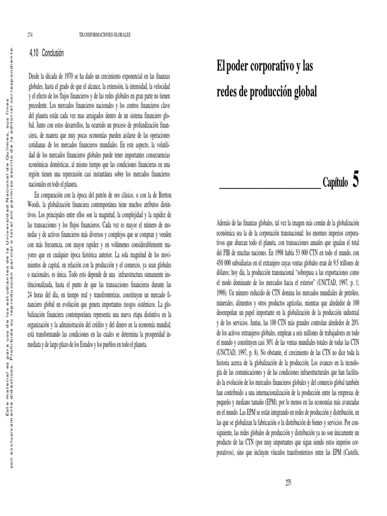Held, D. MC Grew, A. Goldblatt y Perraton J. Cap 5 | PDF ...