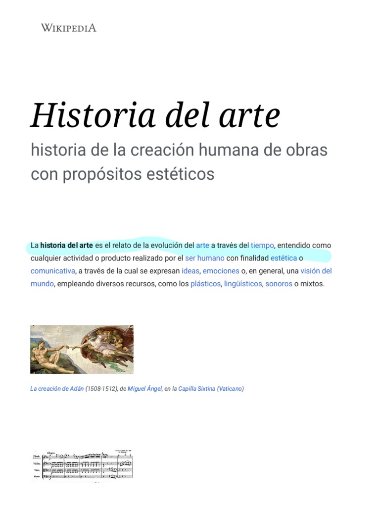 Historia Del Arte - Wikipedia, La Enciclopedia Libre | PDF | imperio ...