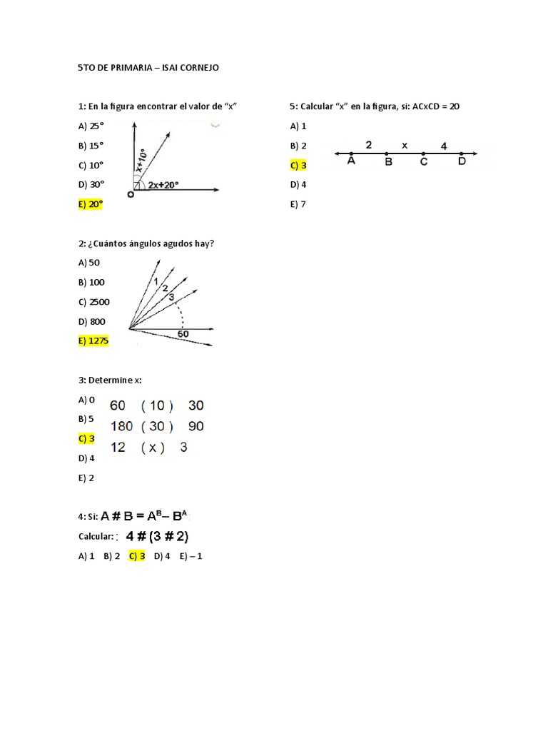 5to de Primaria - Isai Cornejo | PDF 5to de Primaria - Isai Cornejo | PDF
