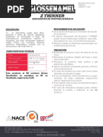 Ficha Tecnica Thinner | PDF | Solvente | Química Física