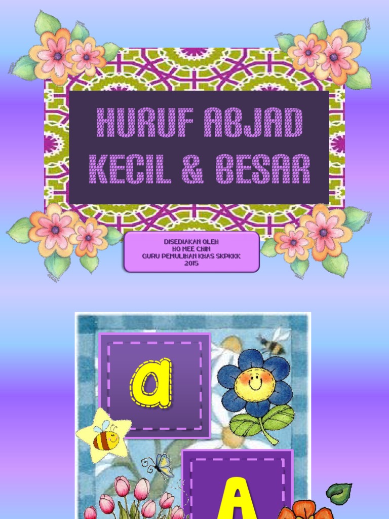 N Huruf Abjad Kecil Dan Besar (Banding) | PDF