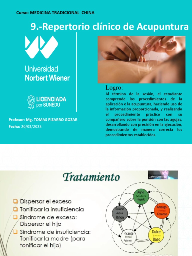 9.-MTC Repertorio Clinico I | PDF | Acupuntura | Resfriado comun