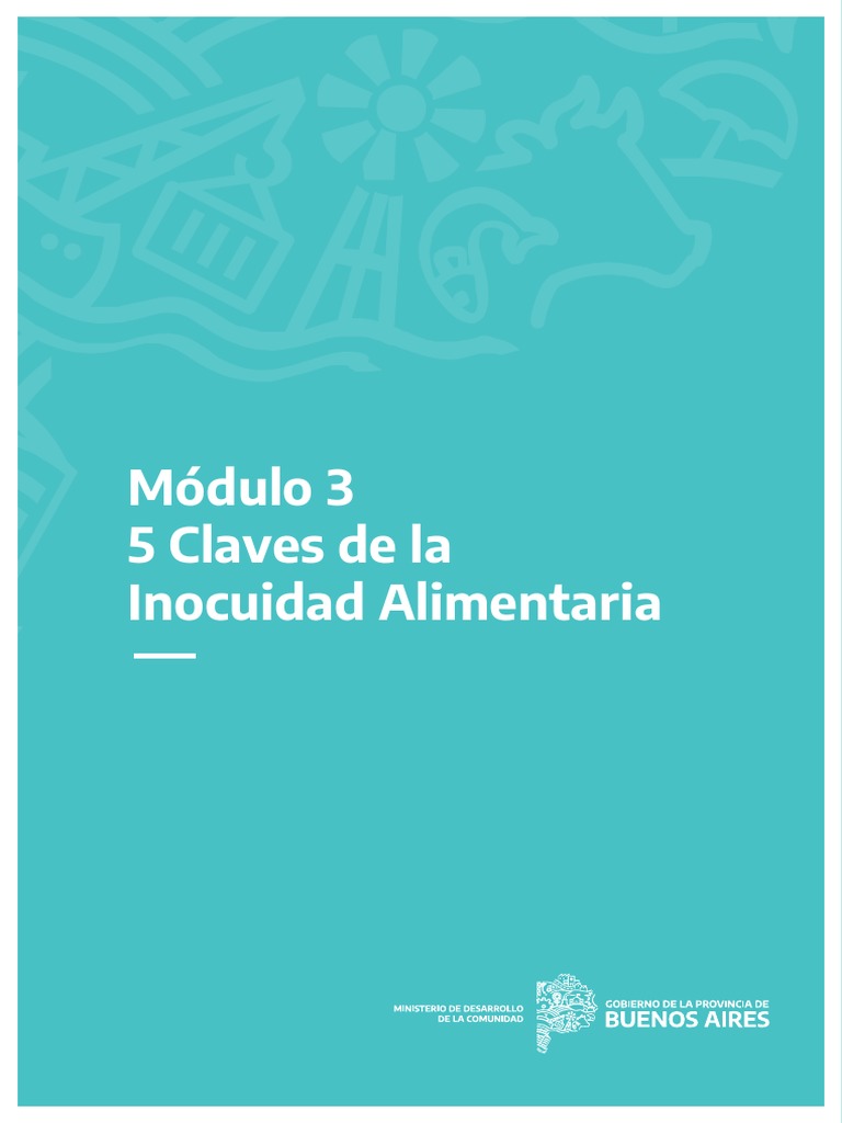 Cuadernillo Manipulación de Alimentos - Módulo 3 | PDF | Lavado de manos | Agua