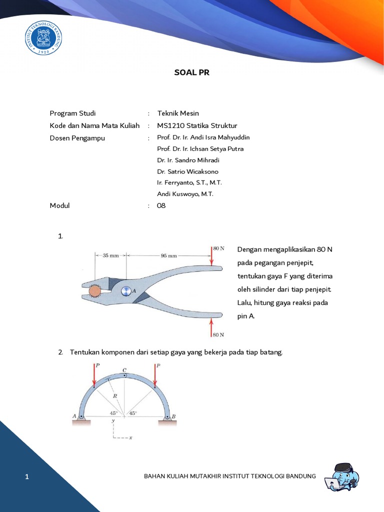 07 Soal Kuis Modul 7 Struktur Rangka Dan Mesin 1 | PDF 07 Soal Kuis Modul 7 Struktur Rangka Dan Mesin 1 | PDF