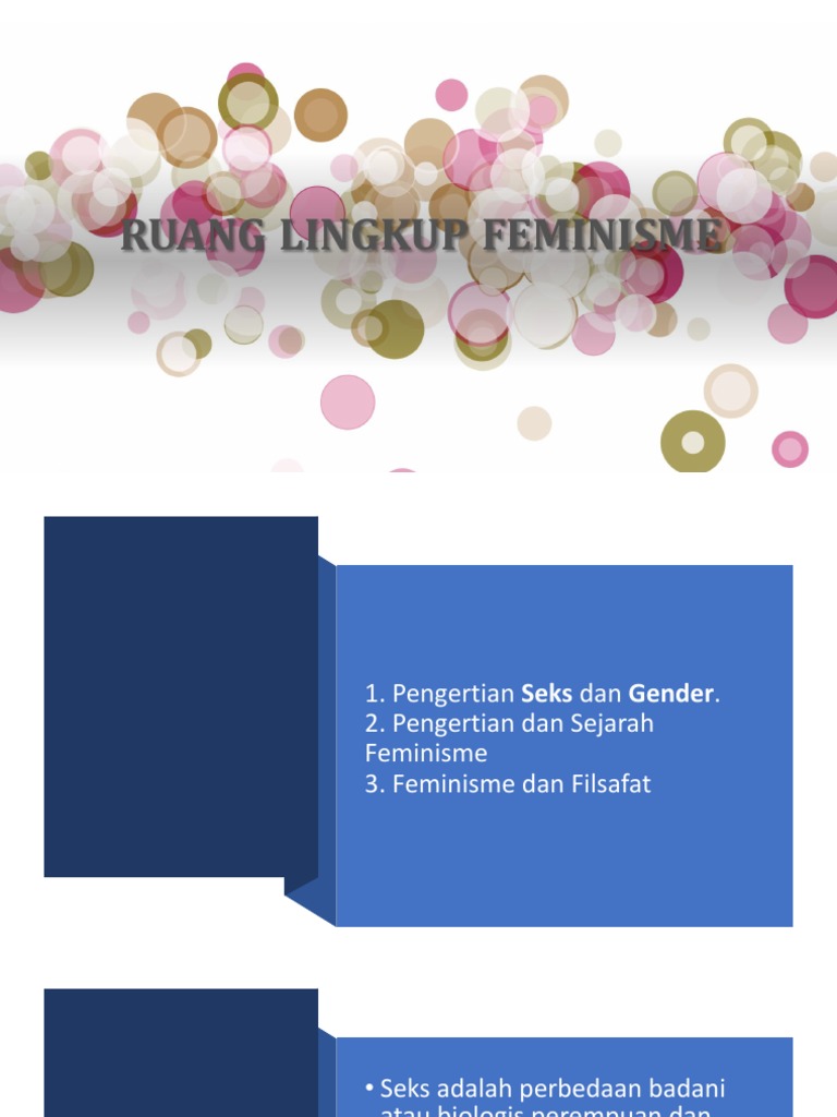 Kuliah 2 - Ruang Lingkup Feminisme | PDF