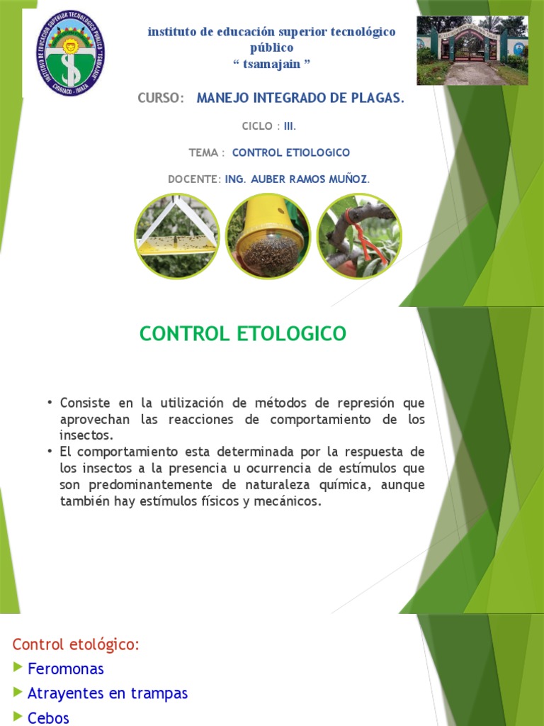 control etologico | PDF | Feromona | Insectos