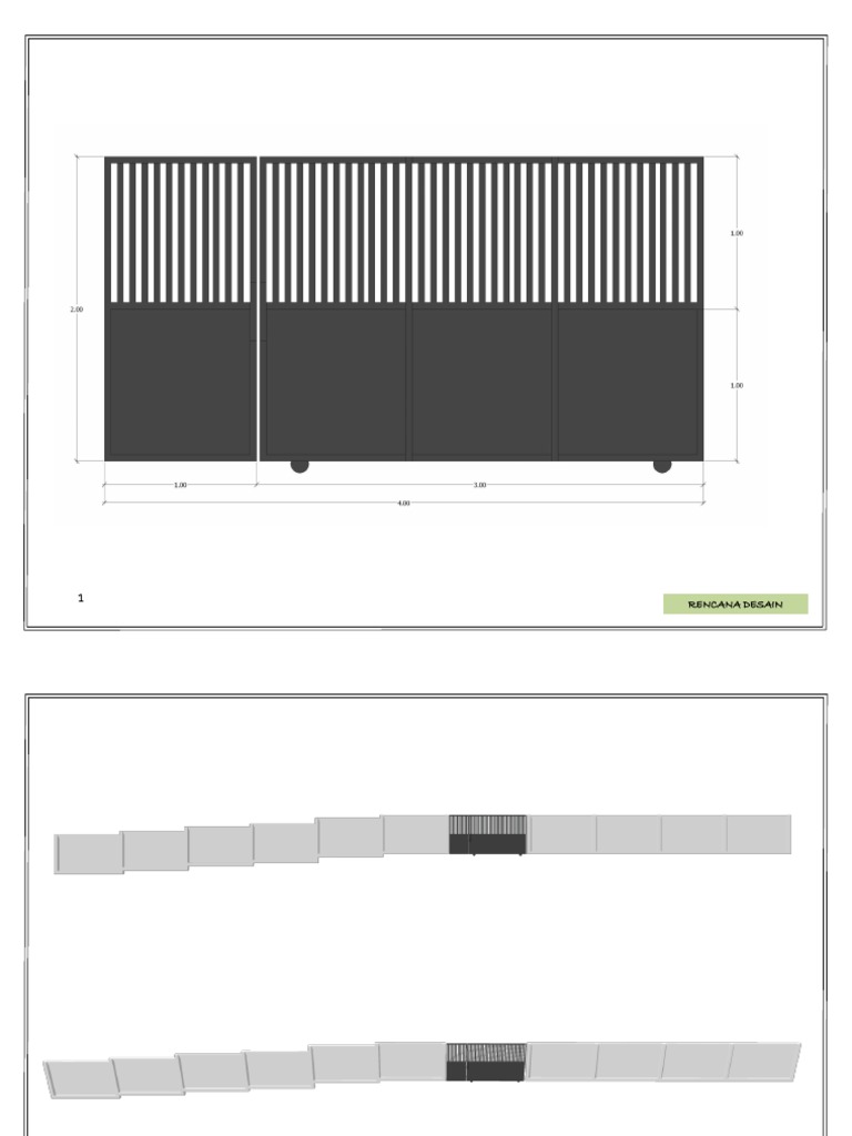 DESAIN & RAB PAGAR | PDF
