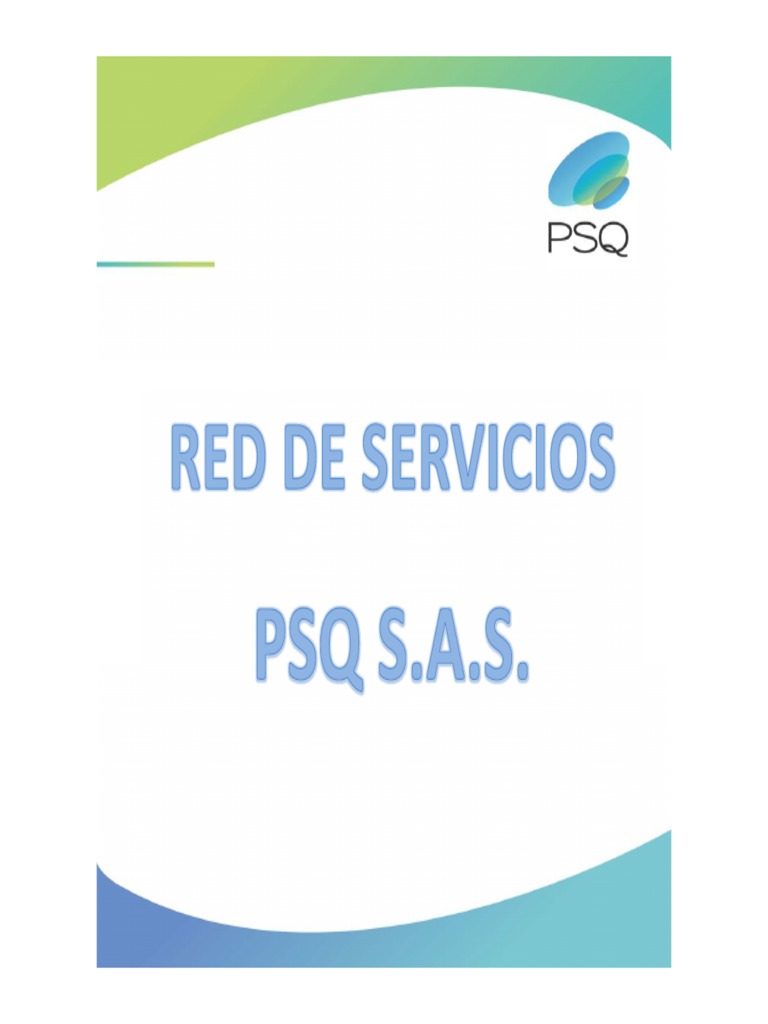 Red de Servicios PSQ Sas - Medplus MP | PDF | Ciencias de la Salud | Servicios públicos