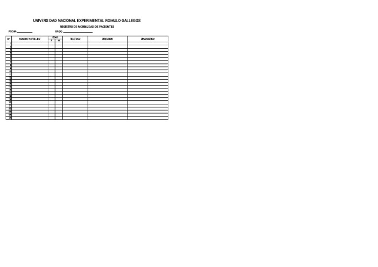 Hoja de Morbilidad | PDF