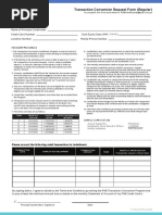 Cardholder Request Form | PDF | Credit Card | Debit Card