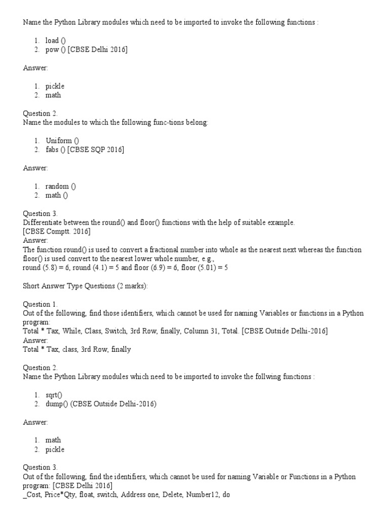 Functions | PDF | Parameter (Computer Programming) | Scope (Computer Science)