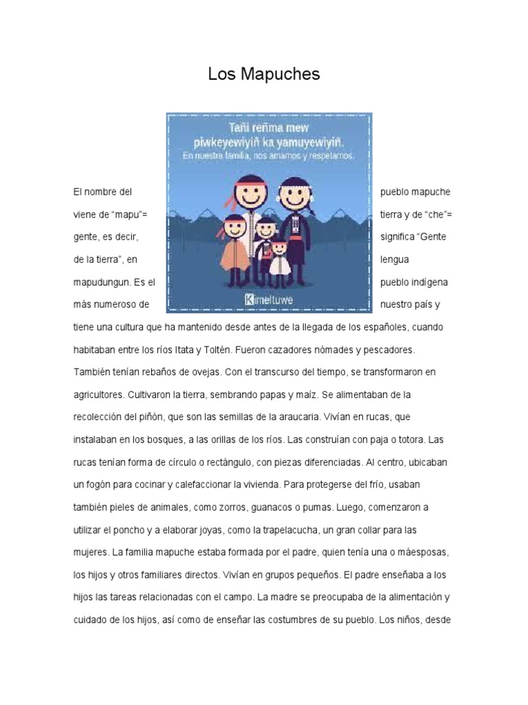 Los Mapuches | PDF