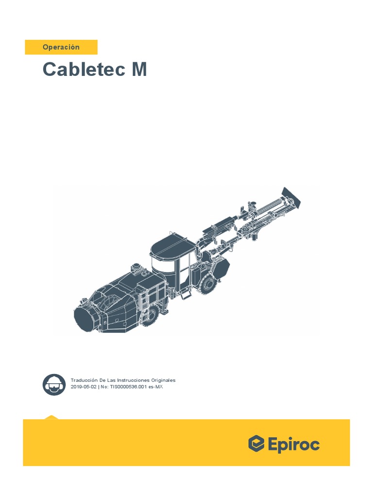TIS0000536.001 Es-MX - Cabletec M - Operation | PDF | Perforación ...