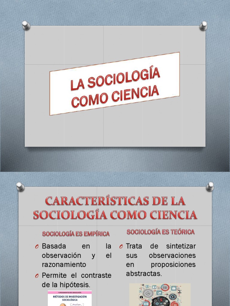 La Sociologia Como Ciencia | PDF La Sociologia Como Ciencia | PDF