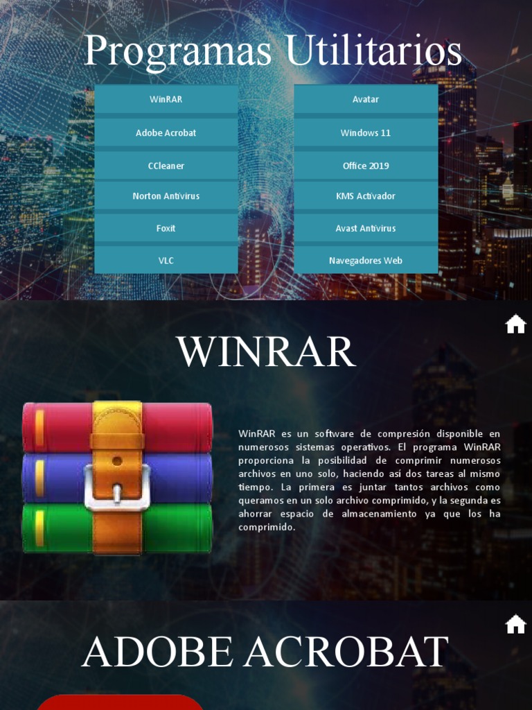 Programas Utilitarios | PDF | Microsoft Windows | Microsoft Office