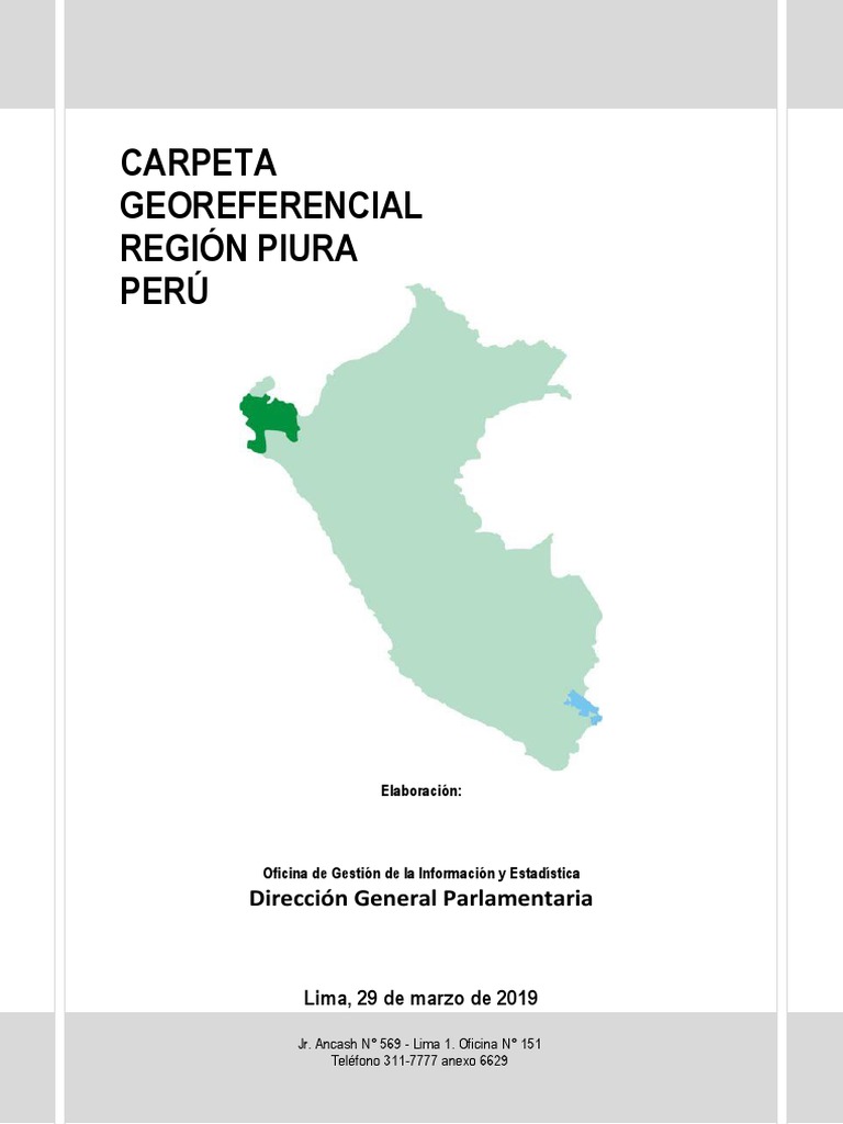 Información Piura Perú | PDF | Ciencias sociales | Política