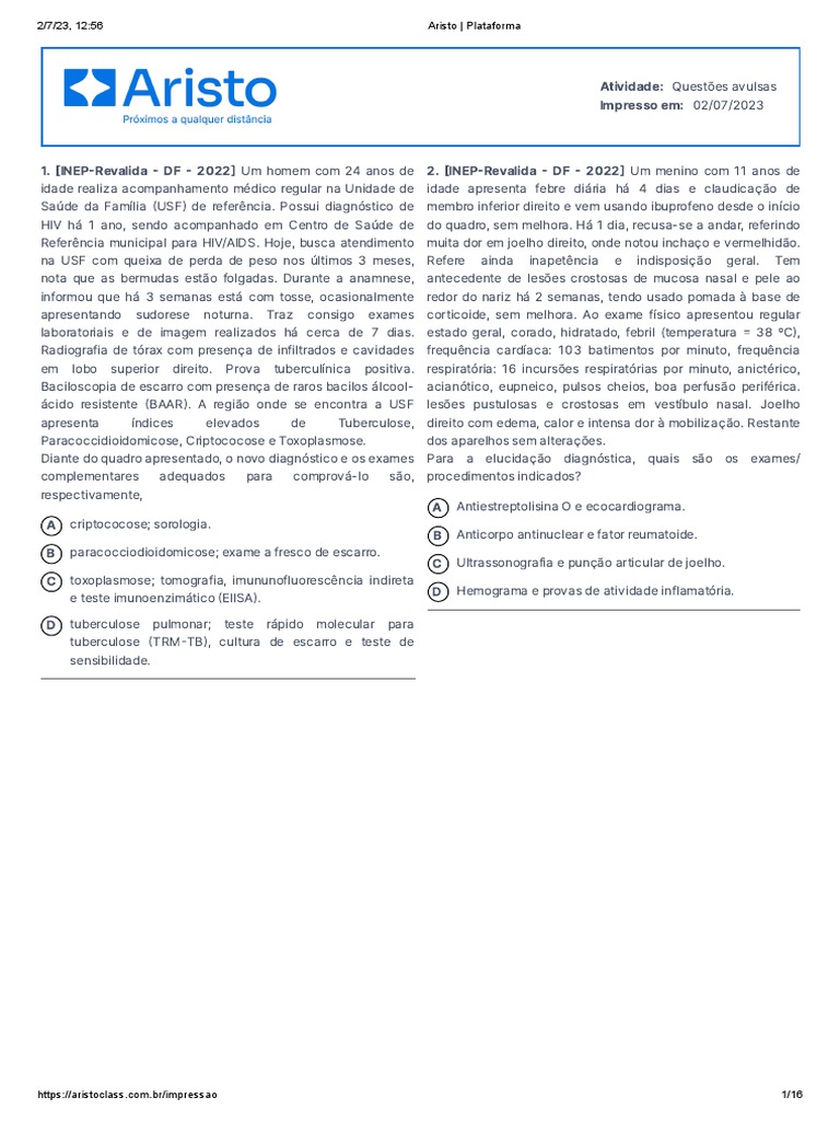 Revalida | PDF | Gravidez | Dor