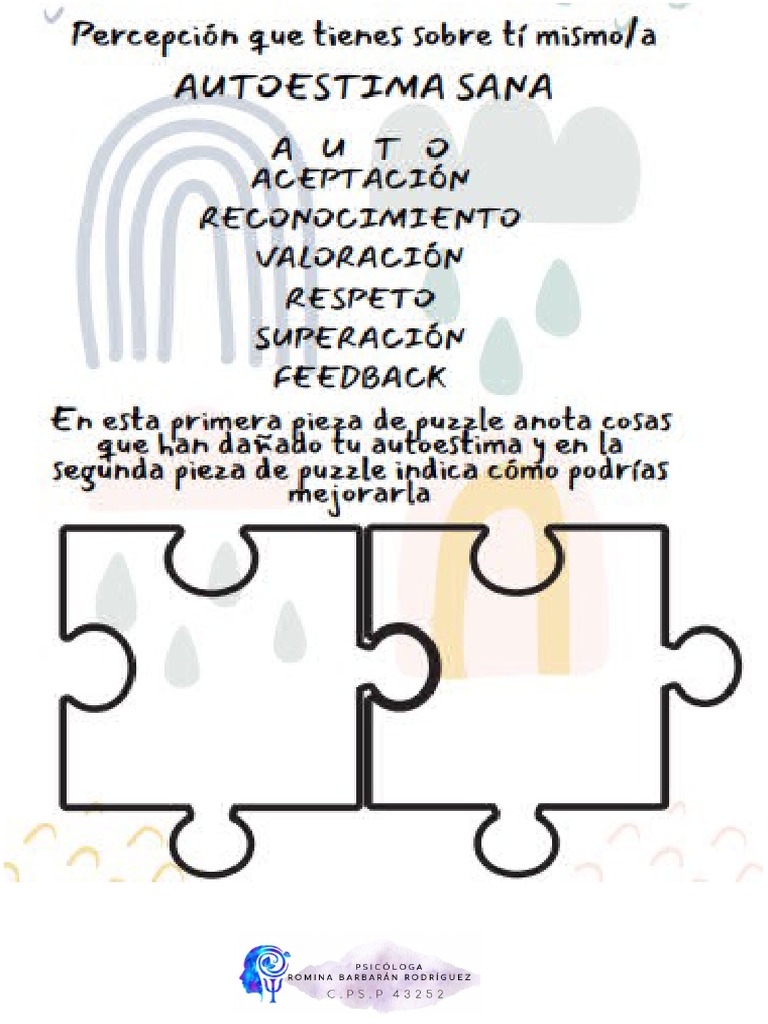 Actividad Sesion 1 Autoestima | PDF