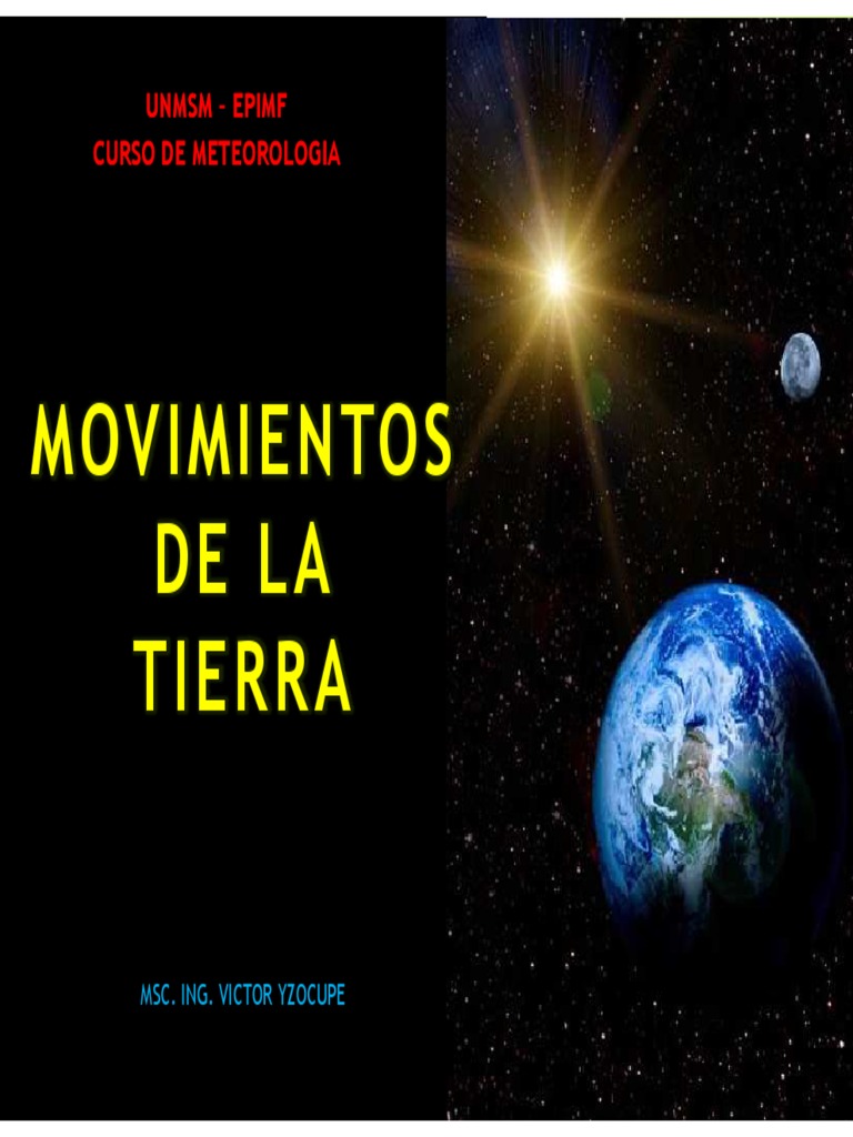Cap 2h - Movimientos de La Tierra 1 | PDF | Tierra | Cantidades fisicas