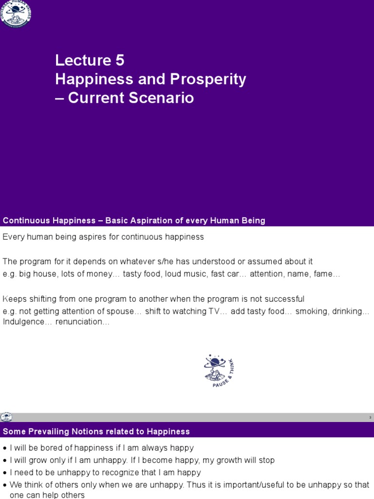 Understanding Happiness & Prosperity | PDF | Happiness | Psychology